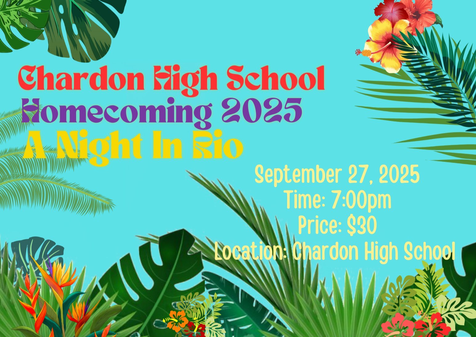Chardon Homecoming 2025 | chardonathletics Box Office