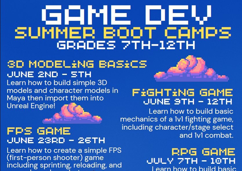 Catalyst Game Dev Summer Boot Camps | davisk12ut Box Office