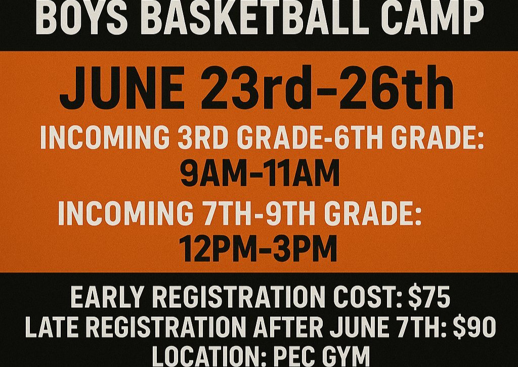 2025 Boys Basketball Summer Camp | lpisd Box Office