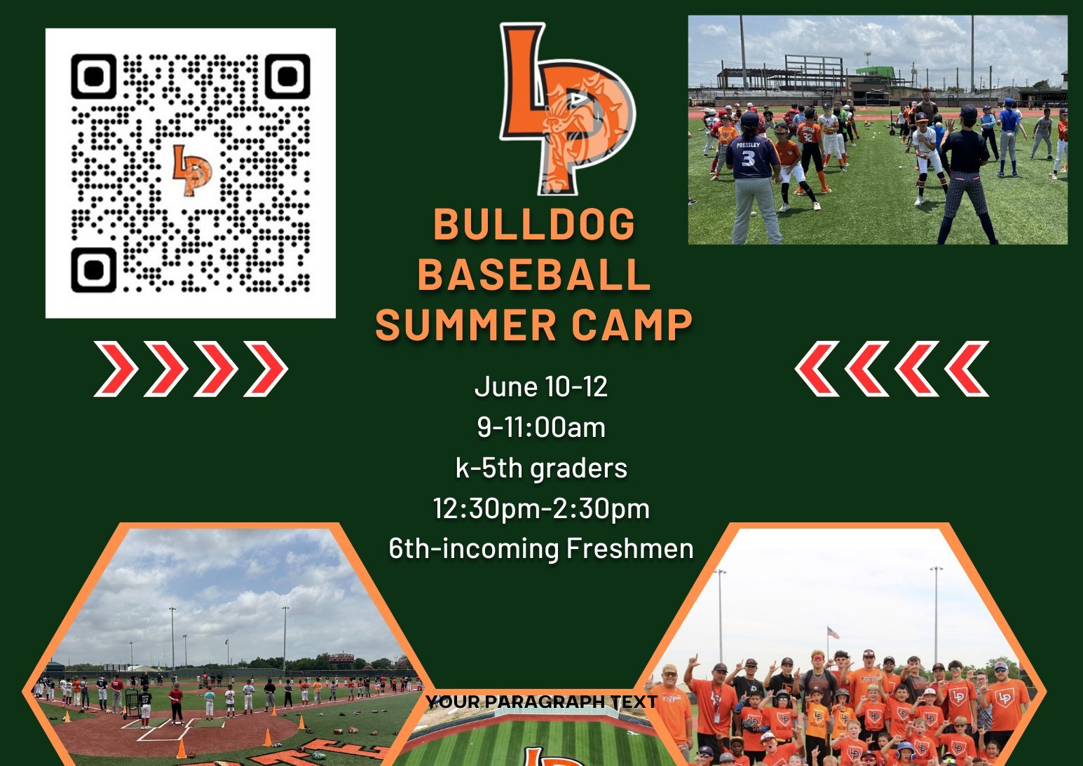 2025 Baseball Summer Camp | lpisd Box Office