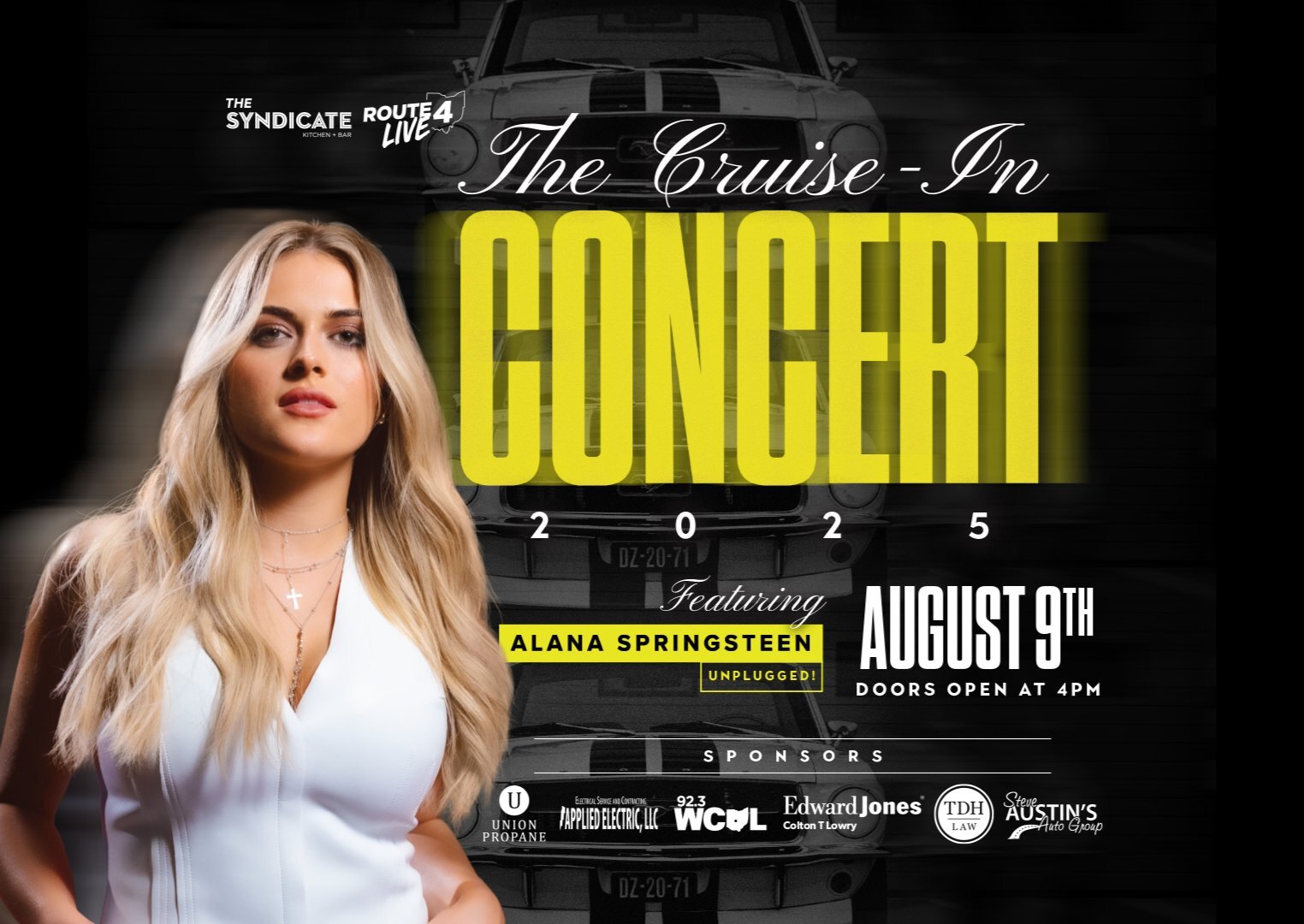 The Cruise-In Concert 2025 w/ Alana Springsteen! | rt4live Box Office