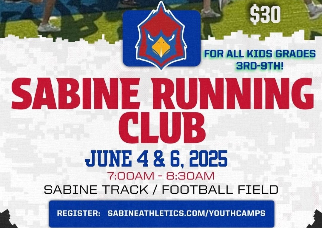 2025 Sabine Youth Running Club | sabineisd Box Office