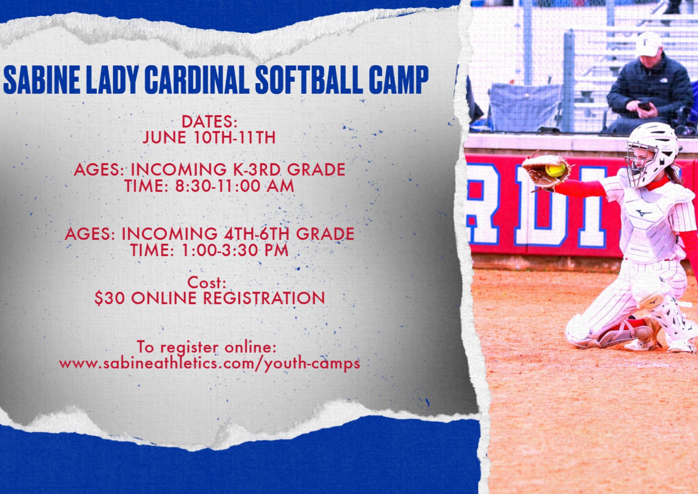LADY CARDINAL SOFTBALL YOUTH CAMP | sabineisd Box Office